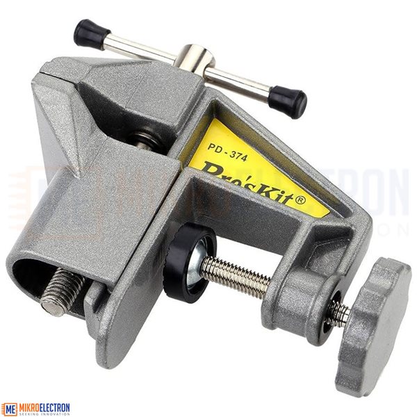 Pro'skit PD-374 Steel Hobby Vise (Silver)