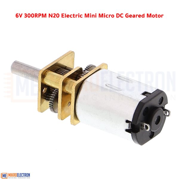 N20 6V 300 RPM HIGH TORQUE ELECTRIC GEAR BOX DC MOTOR