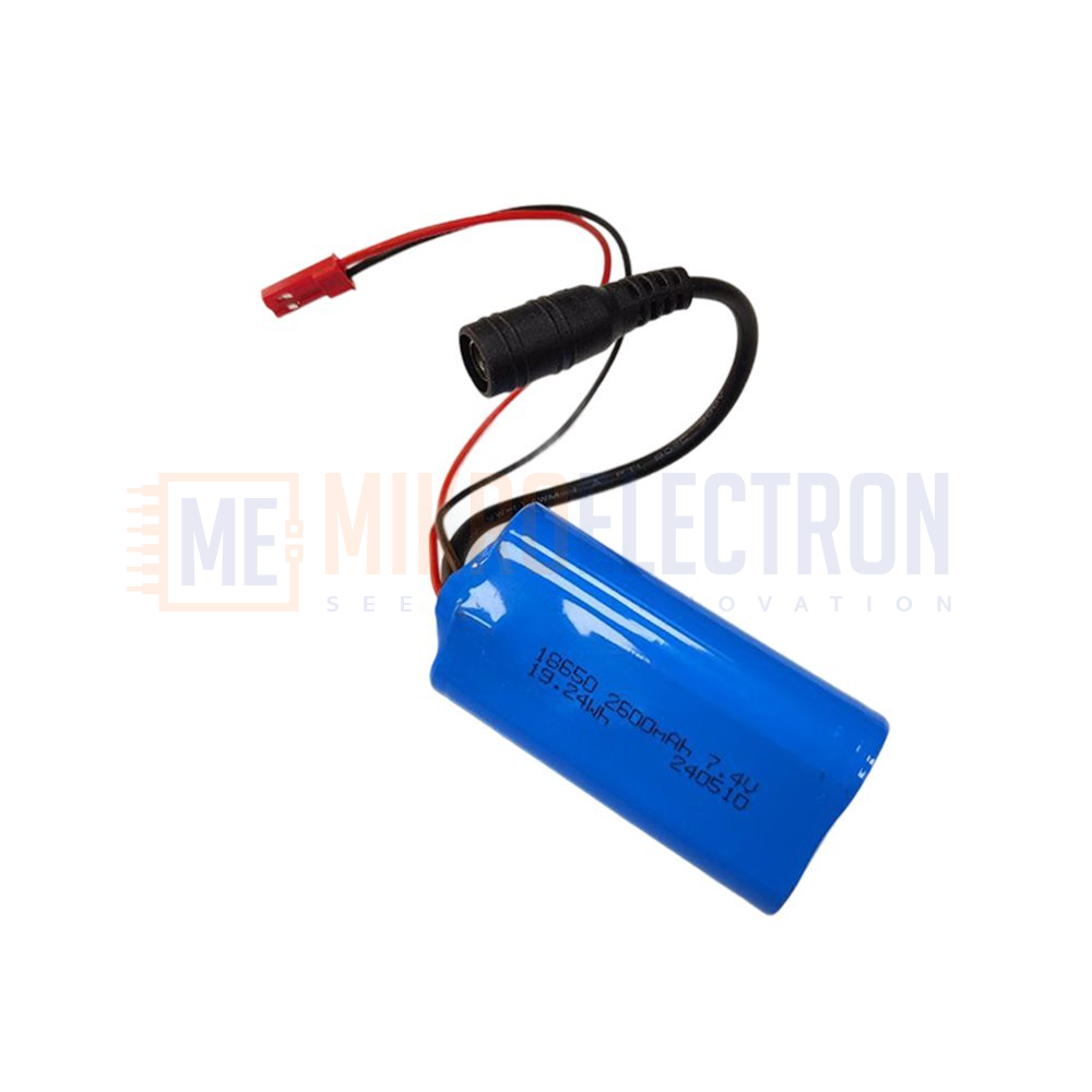 7.4v 2600mah lithium ion battery 8.4v at Full charge