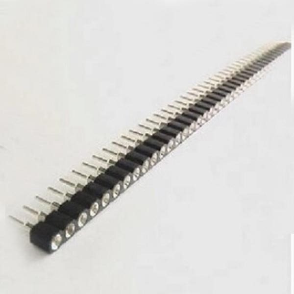 2.54mm pitch round holes pins 1*40 female socket 40pi