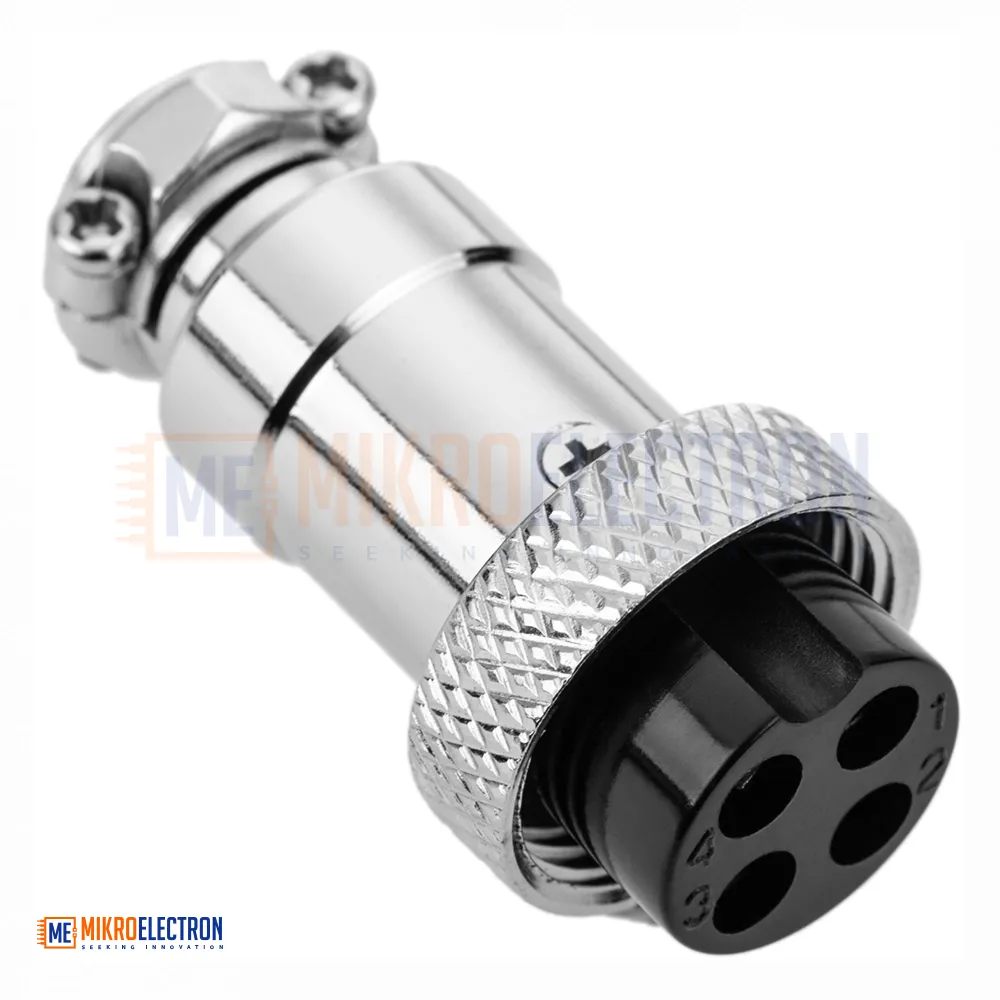 GX16 4PIN Female Circular Aviation Socket Plug