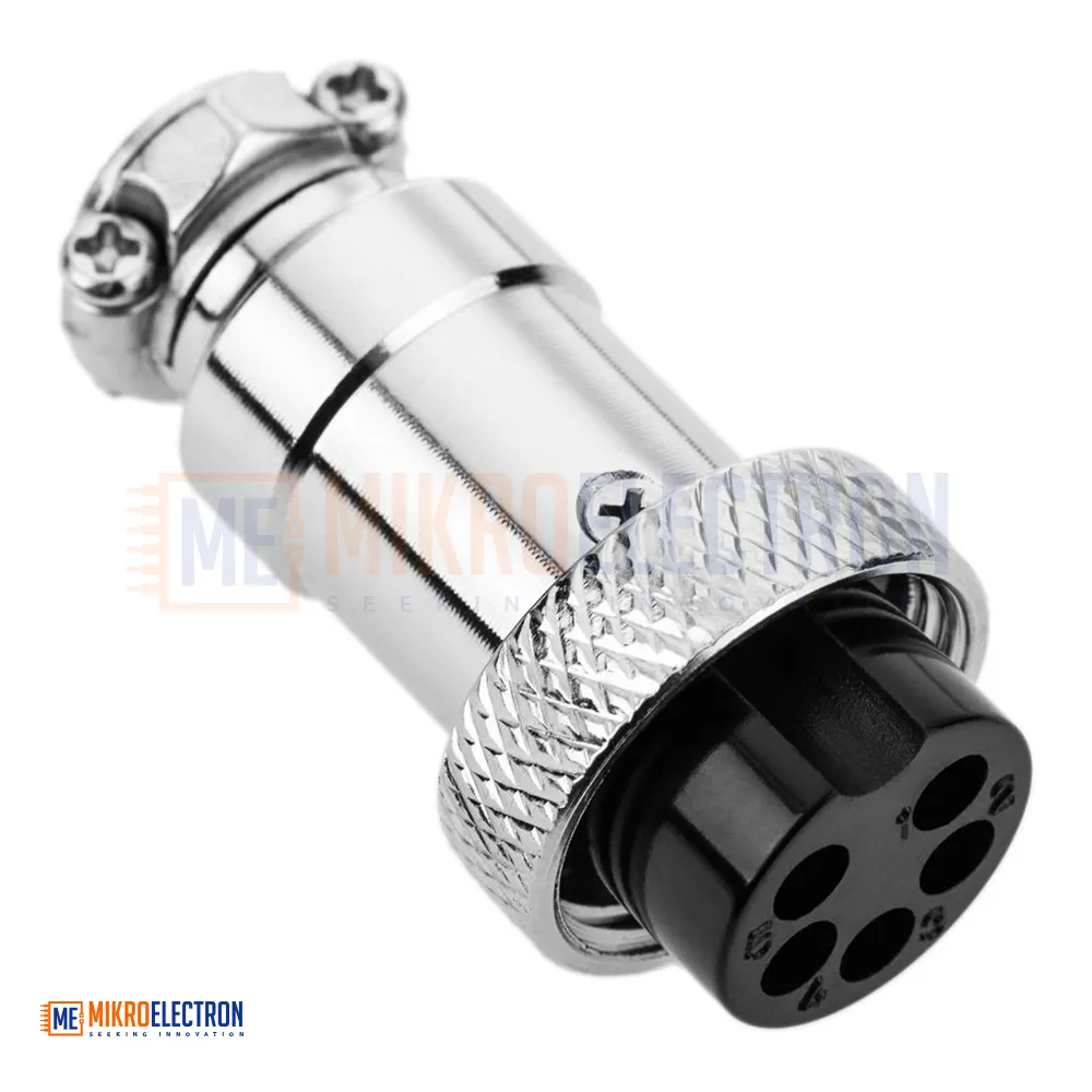 GX16 5PIN Female Circular Aviation Socket Plug