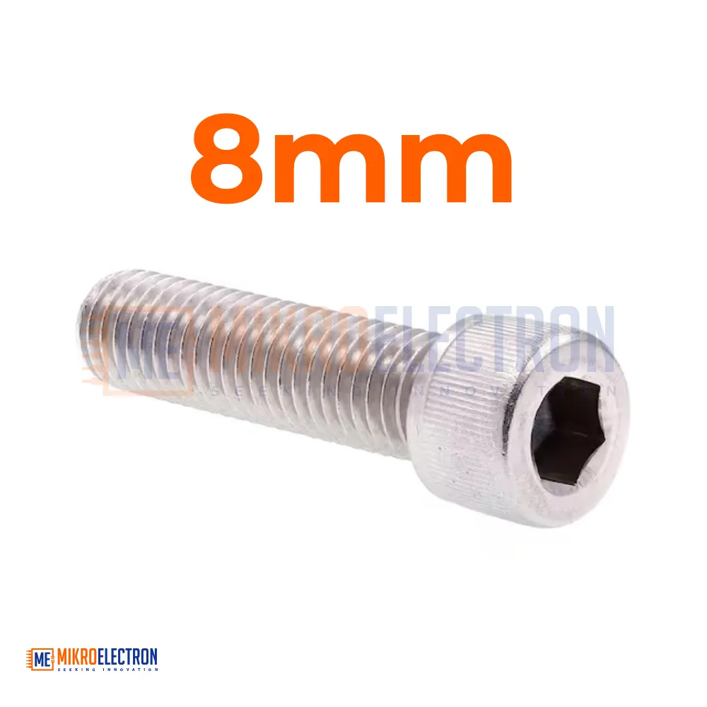 M3 Socket Head Cap Screws Bolts 304 Stainless Steel Allen Hex Drive ...