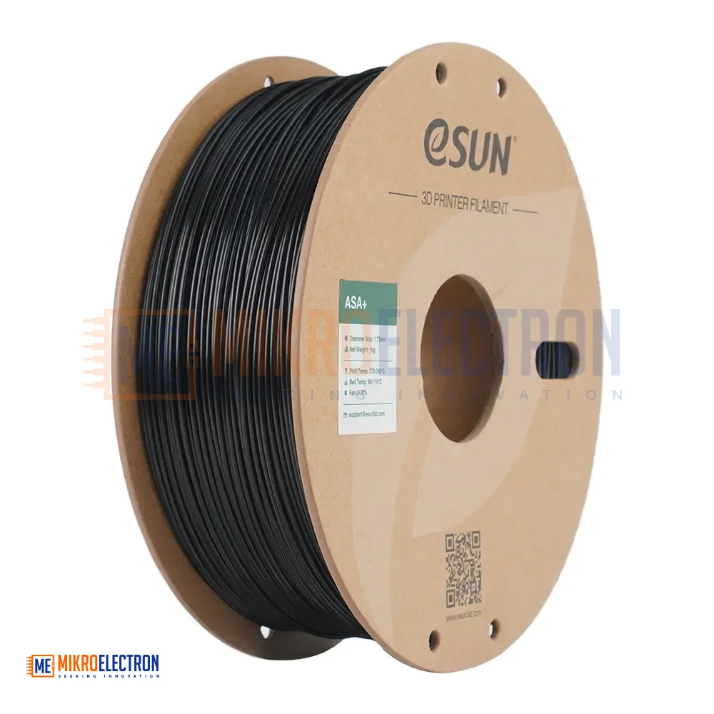Black ESUN ASA+ 1kg/spool (Paper Spool) 1.75mm