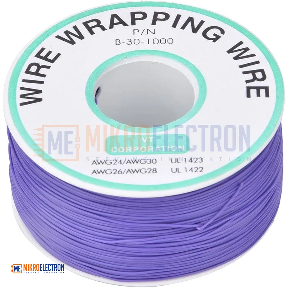 0.5mm Copper Wire OK Line 30AWG 250m Purple