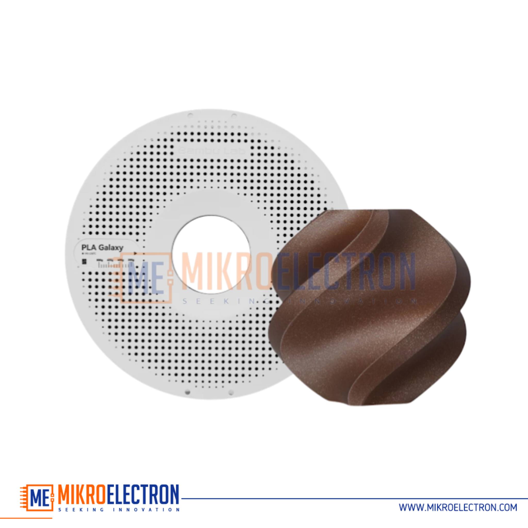 Brown Bambu lab PLA Galaxy (with spool) 1kg / roll 1.75mm