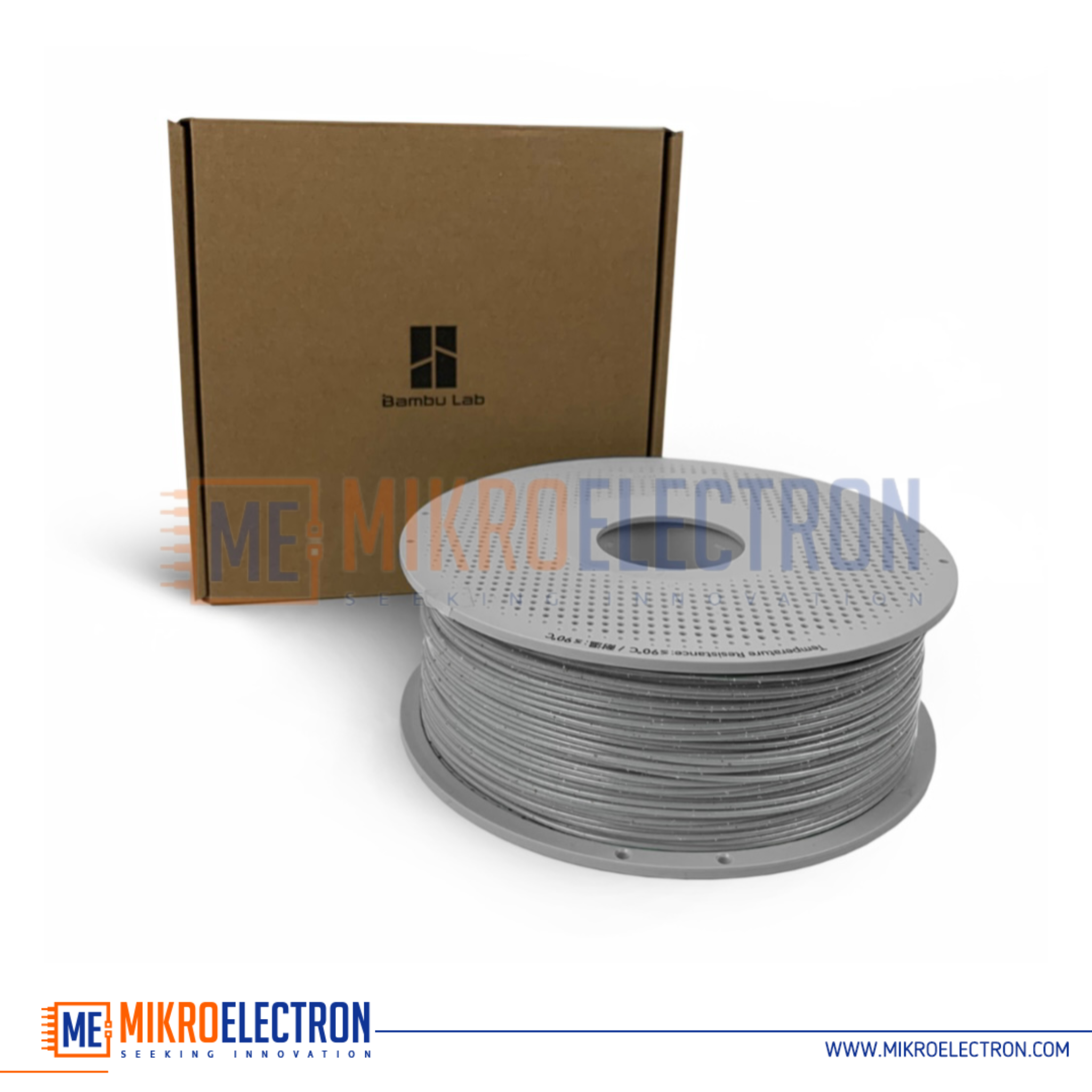 Slate Gray Bambu lab PLA Sparkle (with spool) 1kg / roll 1.75mm