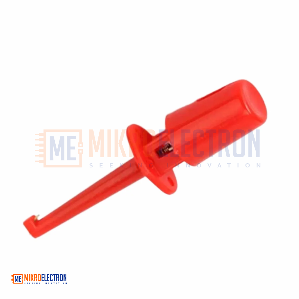 43mm Round Small Single Test Hook Clip Test Probe Red