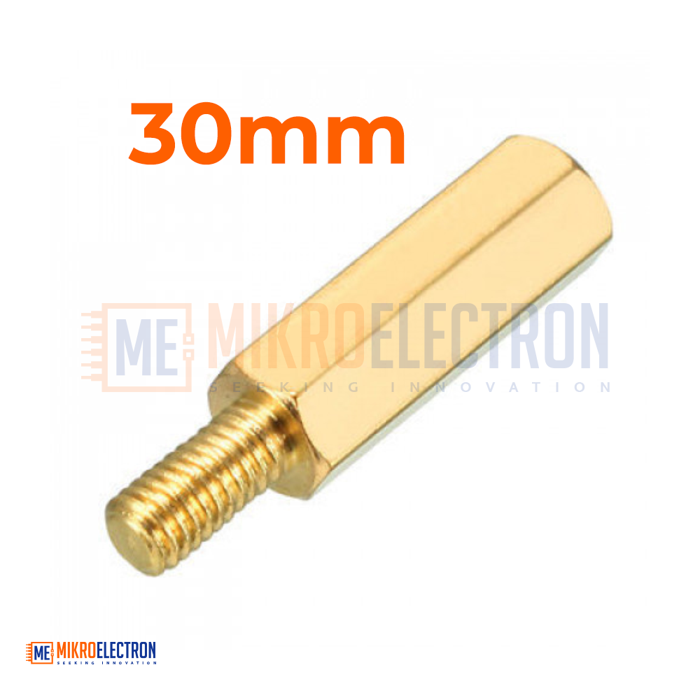 M3 Brass Hex Studs Copper Standoff Pillar Thread Space