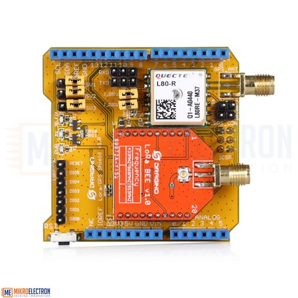 LoRa GPS Long Range Transceiver Shield 868 MHz