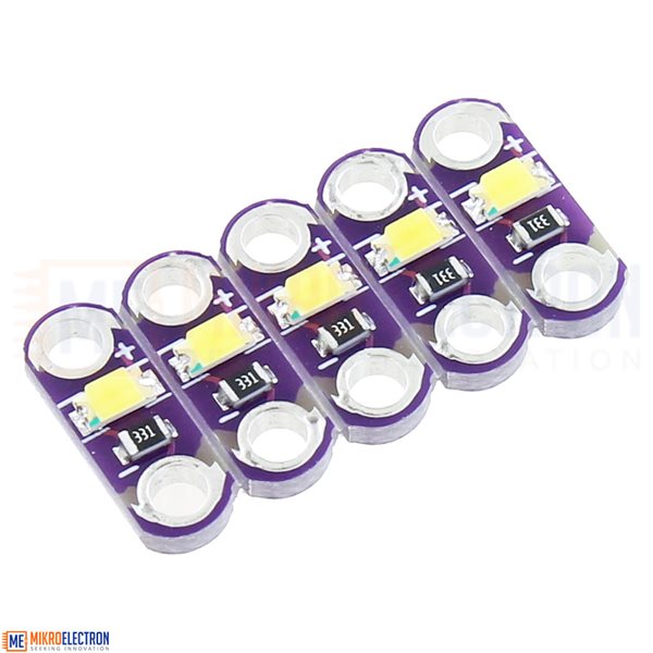 LILYPAD LED WHITE (5PCS) - Normal Quality